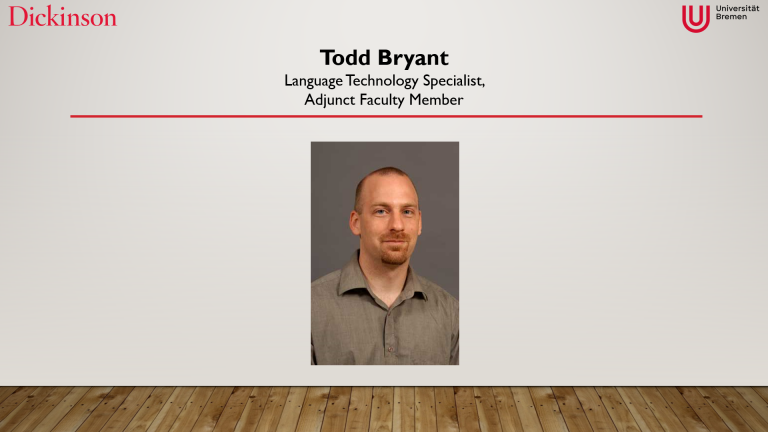 Meet the people behind the Durden Dickinson Bremen Program: Todd Bryant ...