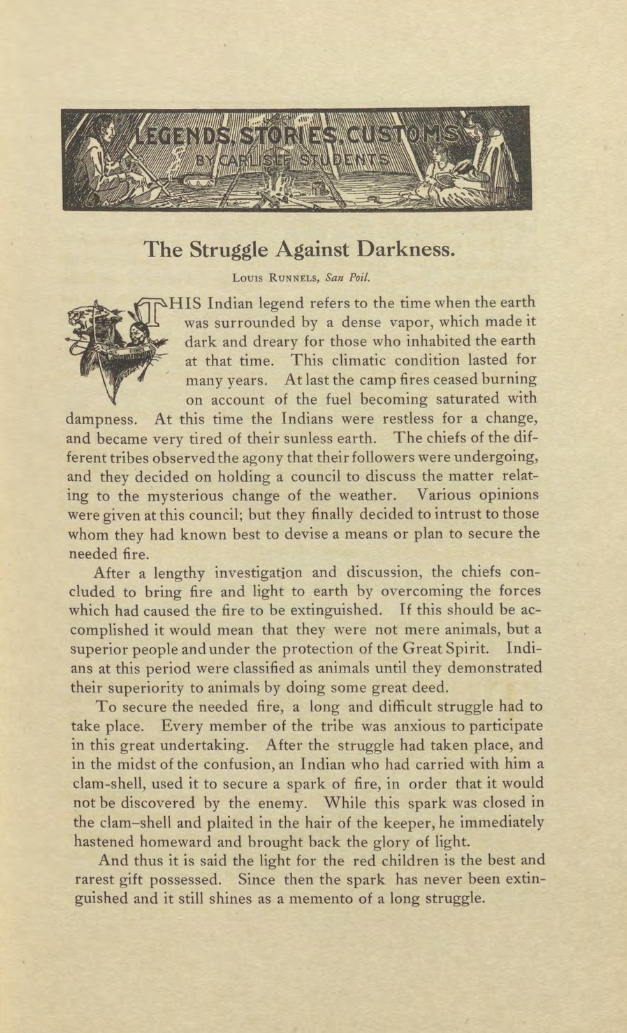 Louis Runnels (Sanpoil) | Voices from the Carlisle Indian School