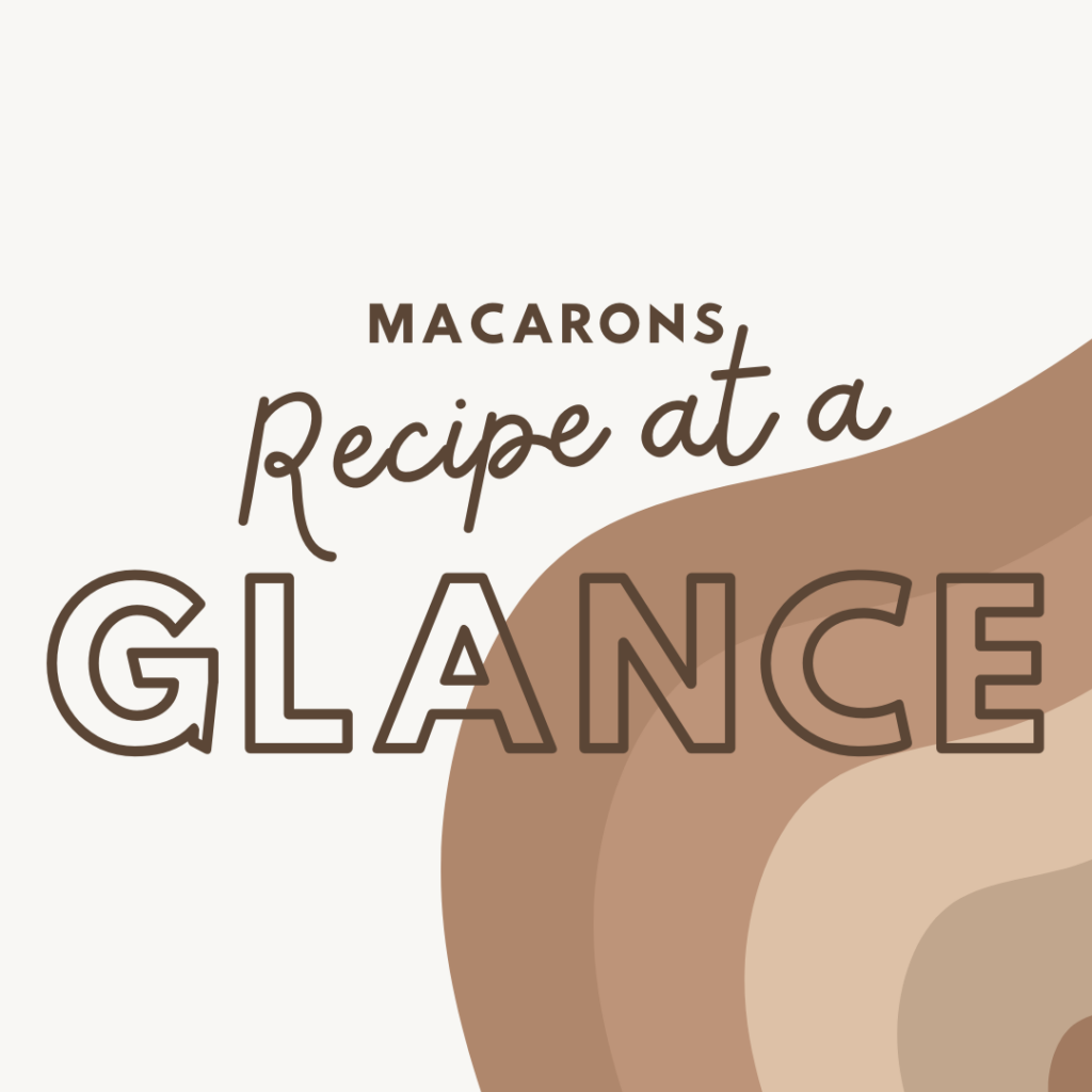 Science of Original Recipe: Macarons – Chemistry in the Kitchen Spring 2023