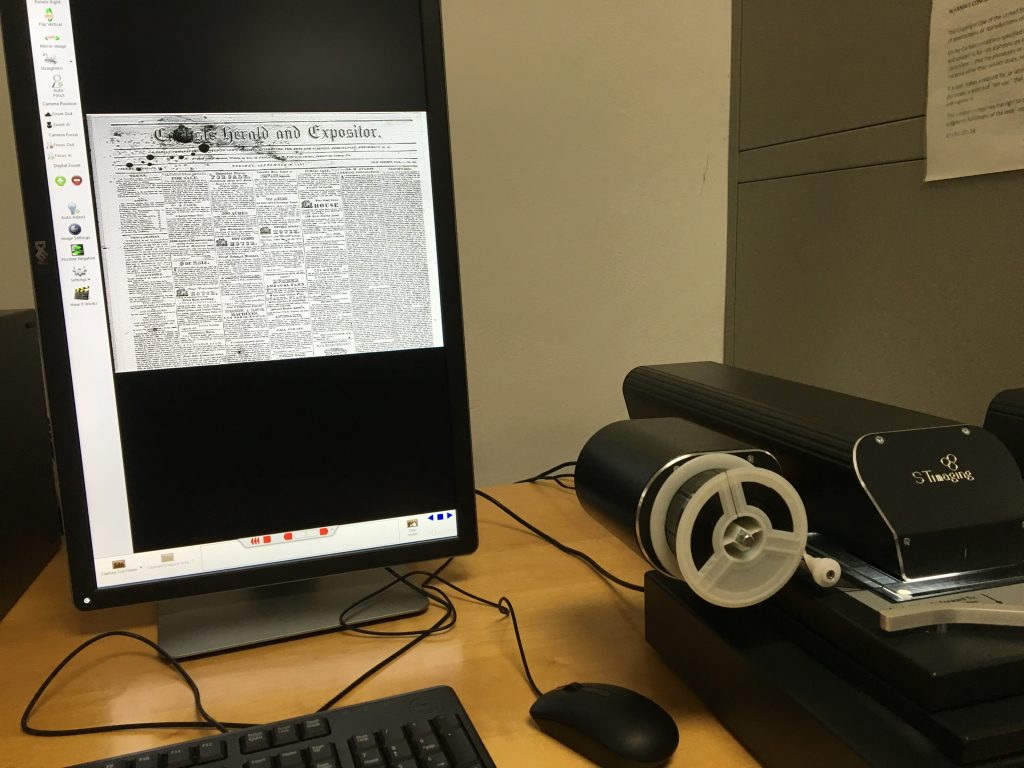 Be Kind, Rewind: My Time with Microfilm – History 204: Introduction to ...