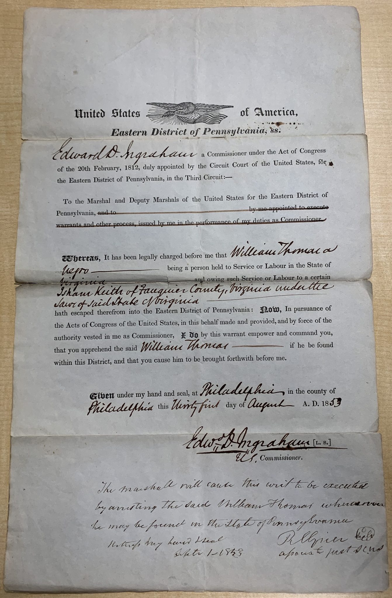 Primary Sources | 1850 Fugitive Slave Law