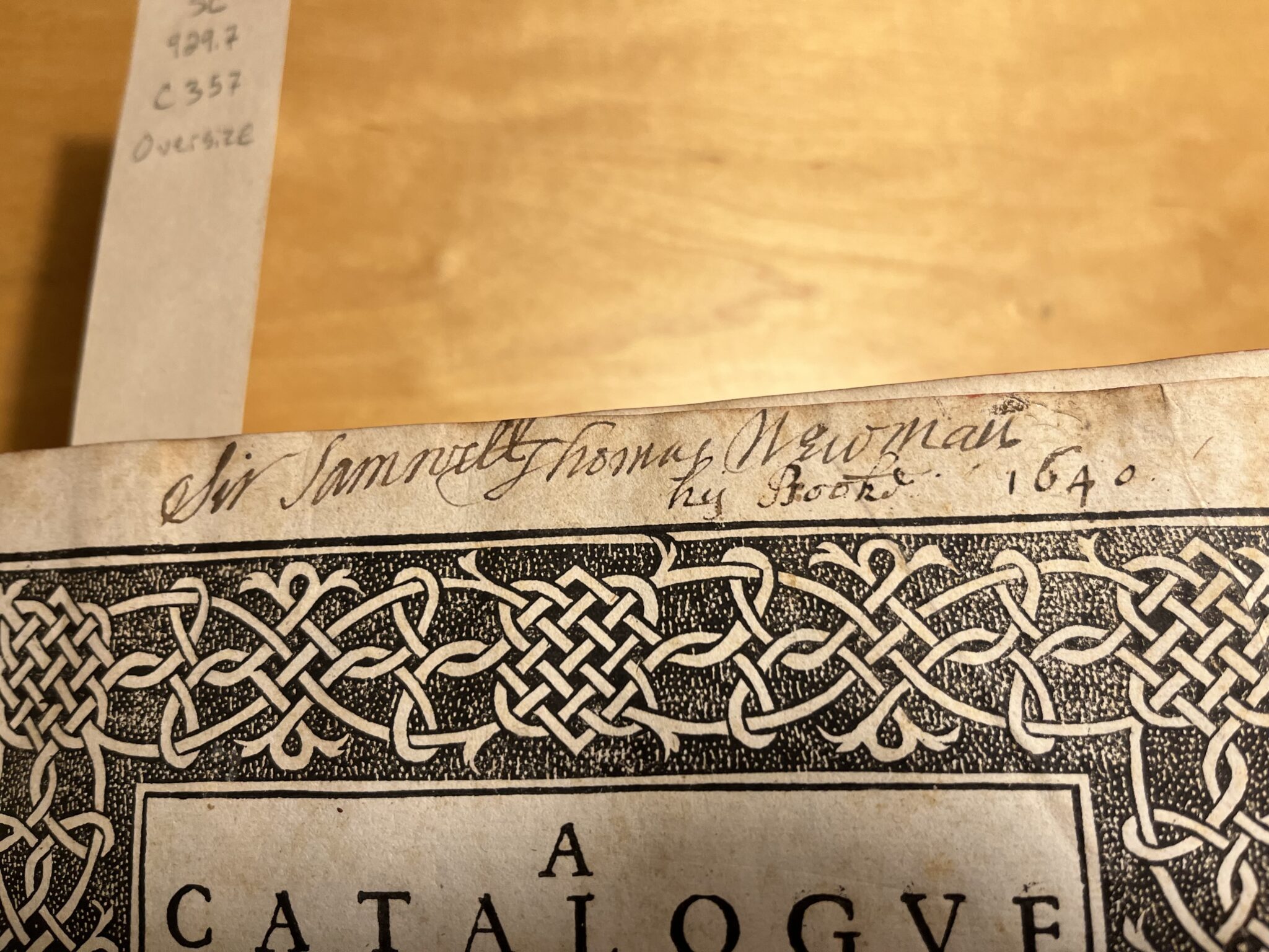 Ralph Brooke’s Catalogue: Audience – History of the Book