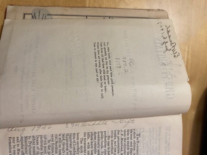 The Mystery of E. Biddle – History of the Book 2024