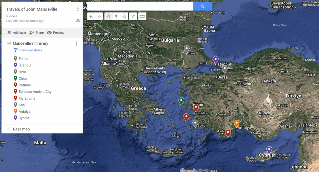 Mapping John Mandeville on the Hereford Mappa Mundi – Mapping the ...