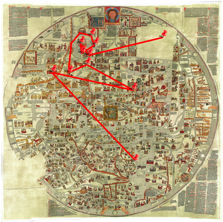 The Travels of Marco Polo: Medieval Map and Analysis – Mapping the ...