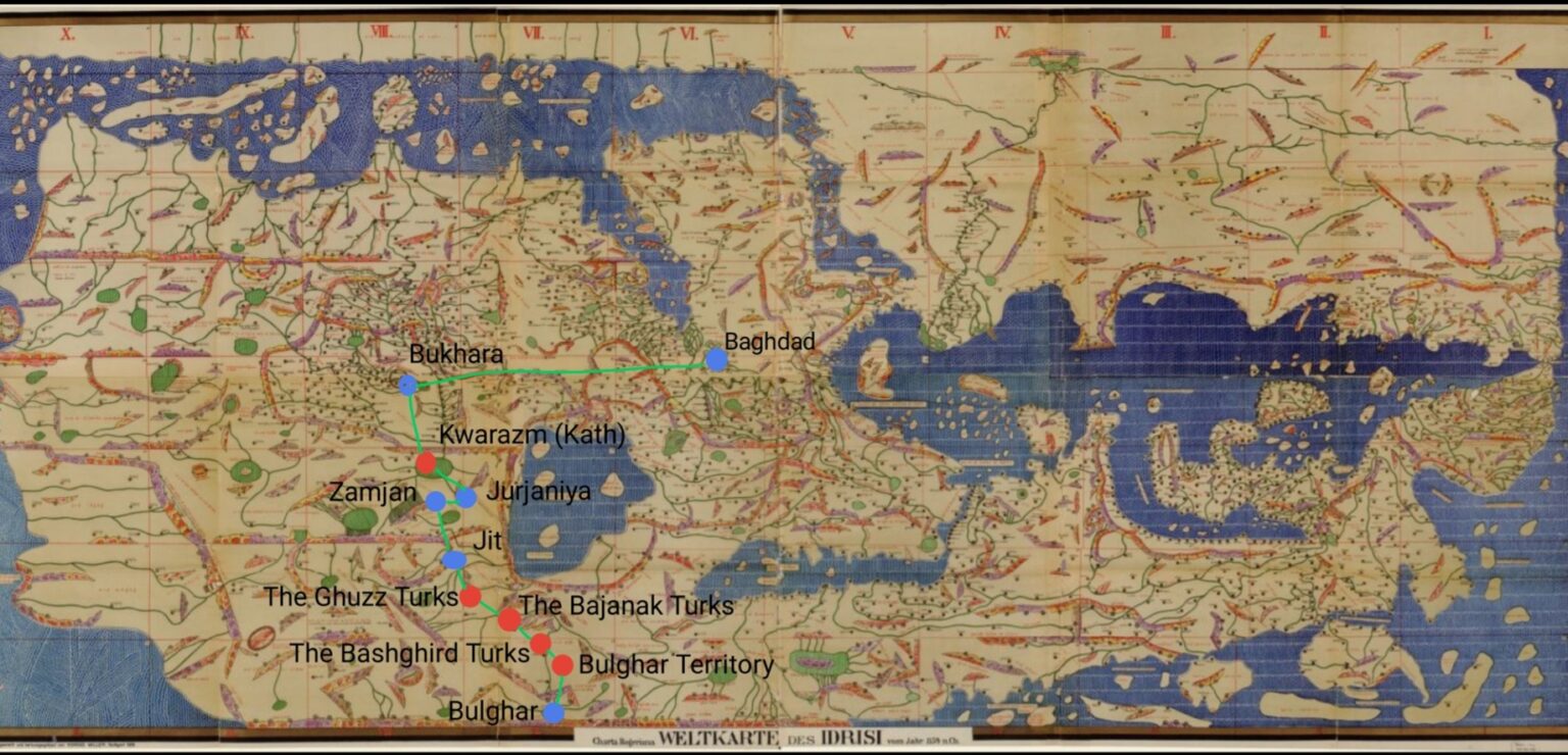 Medieval Map: Ibn Fadlan and the Land of Darkness – Mapping the Global ...