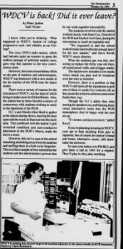 WDCV FM – The Voice of Dickinson College