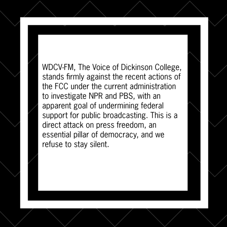 WDCV FM – The Voice of Dickinson College